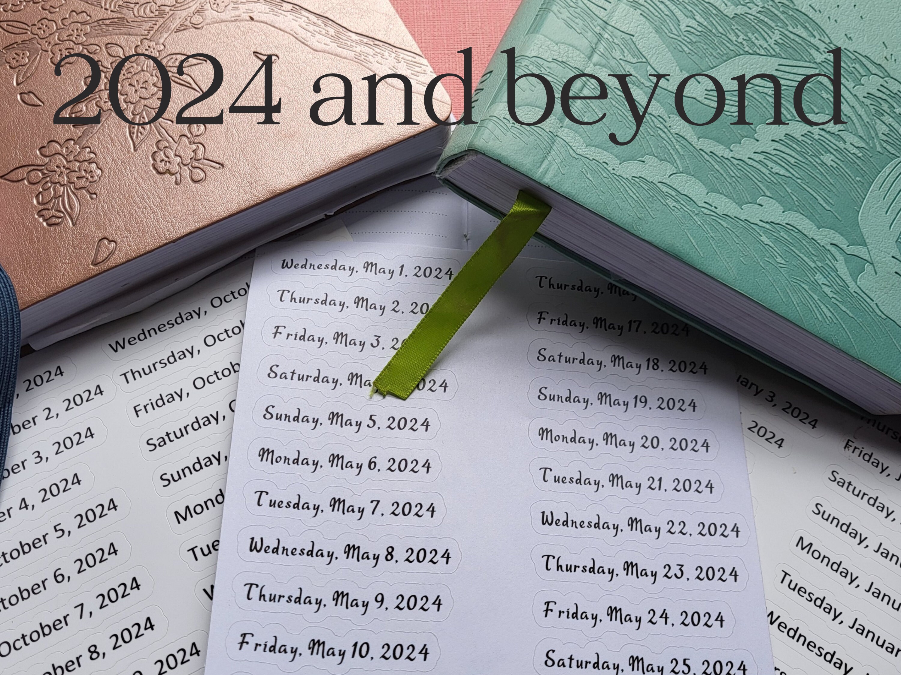 Date Stickers for Planners, Calendars, and Schedules. Day, Month, Date ...