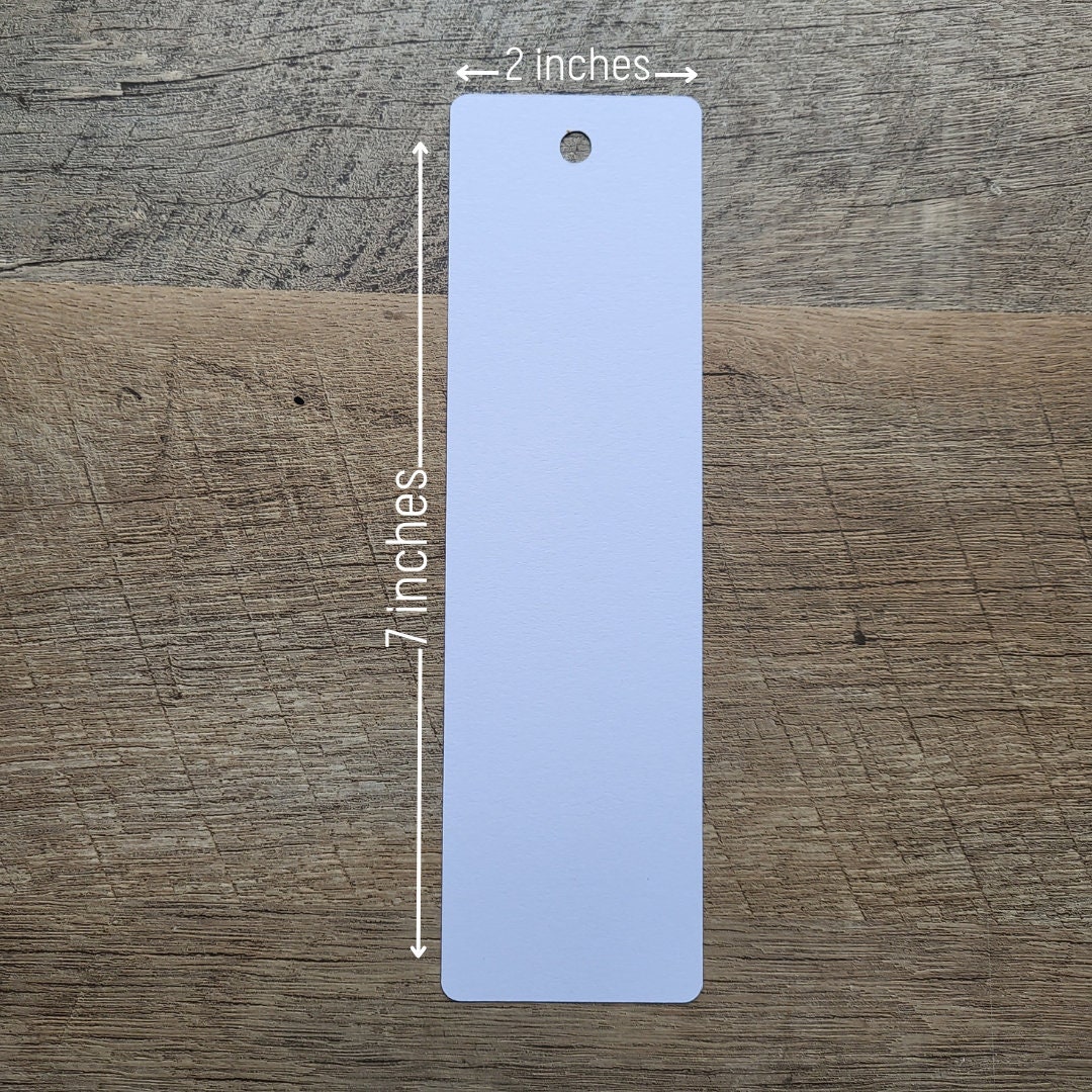 Blank Bookmarks - 2"x7", Heavy-duty 110 Lb. Cardstock, Ready for Your ...