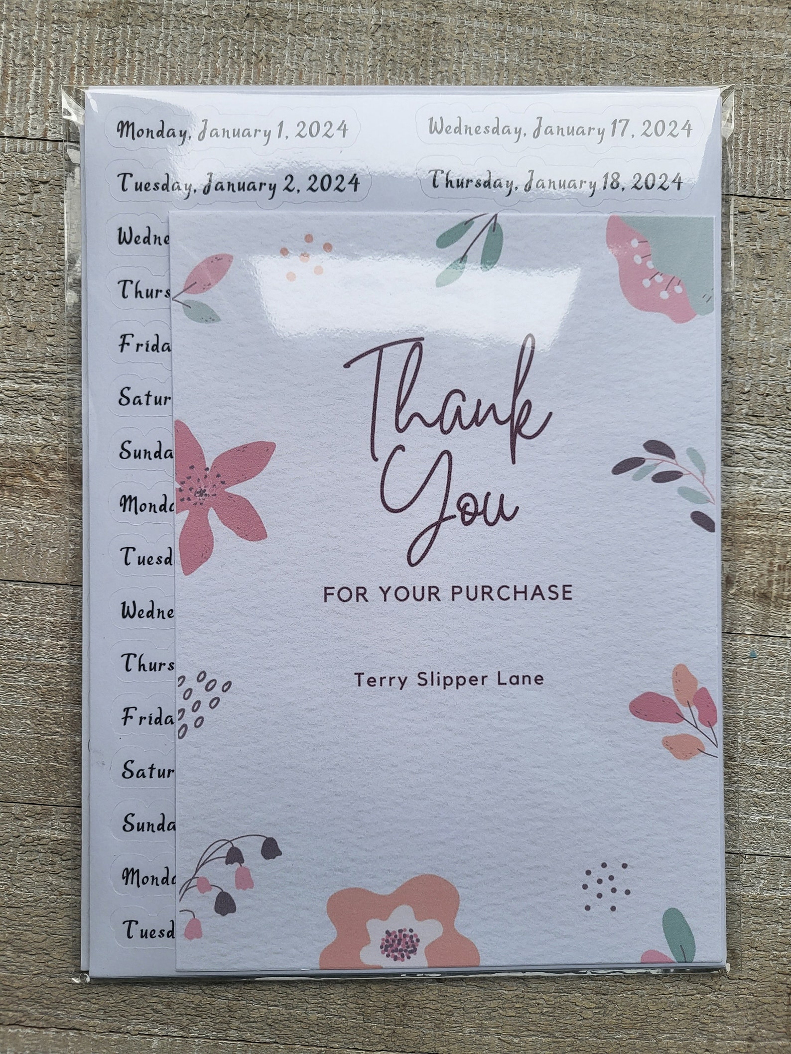 Date Stickers for Planners, Calendars, and Schedules. Day, Month, Date ...