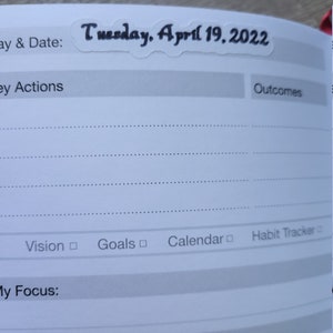 Date Stickers for Planners, Calendars, and Schedules. Day, Month, Date ...