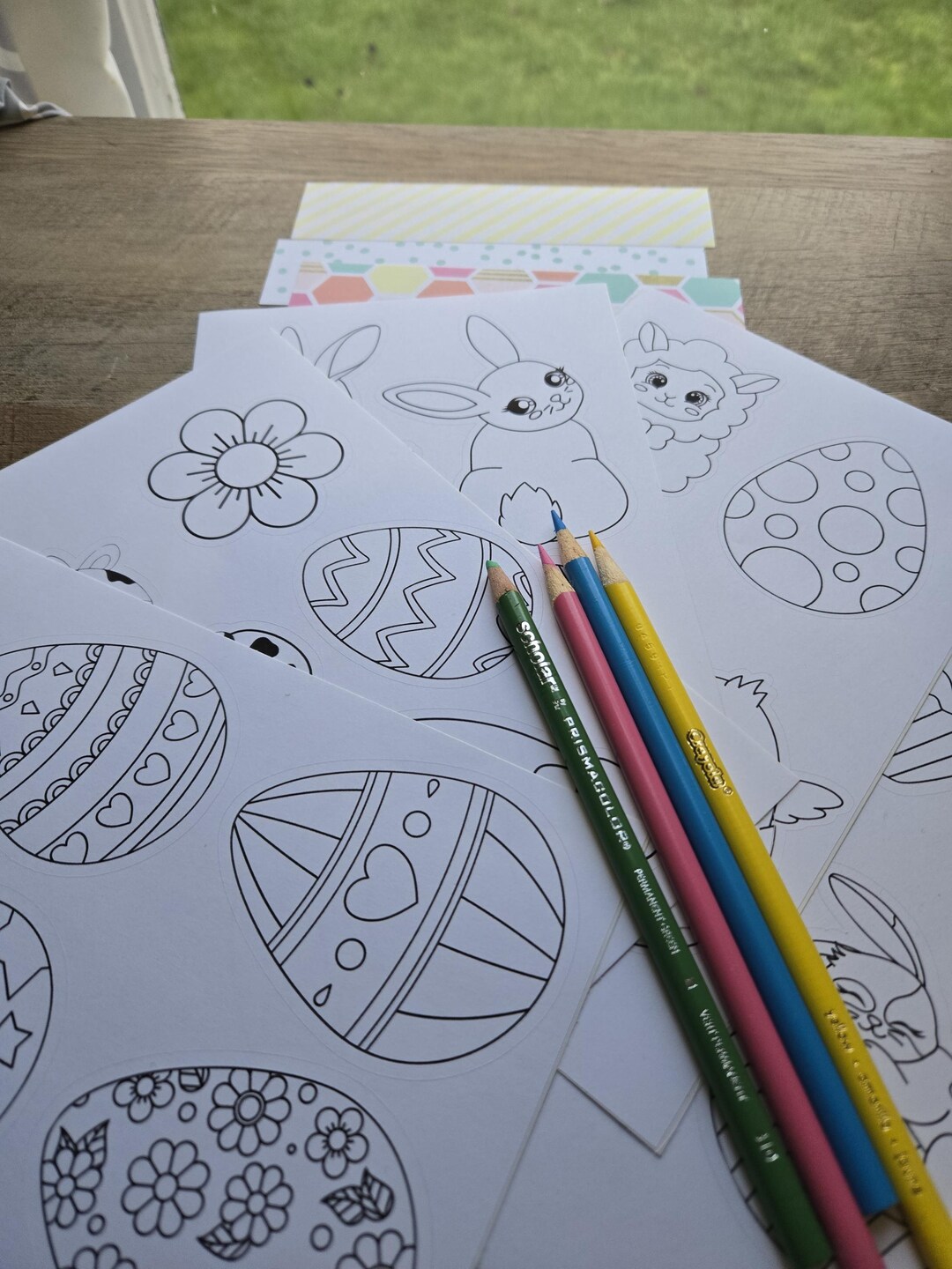 Easter Coloring Stickers for Toddlers | Fun Educational Activity for ...