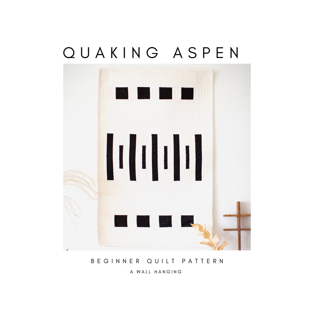 Quaking Aspen Modern Quilt Pattern, Sewing Pattern - Etsy
