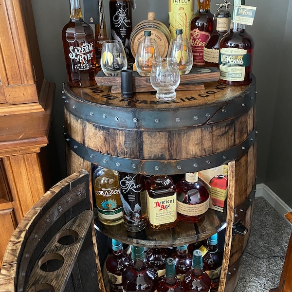 Bourbon Display Cabinet - Etsy