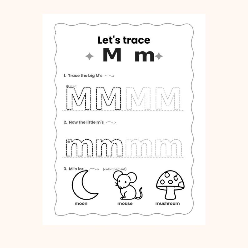 Alphabet Tracing Workbook, ABC Letters Worksheets for Preschool (PDF ...