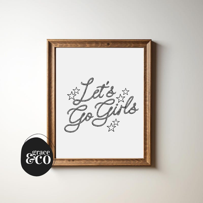 Let It Go Print - Etsy