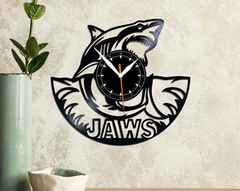 Jaws Wall Clock - Etsy