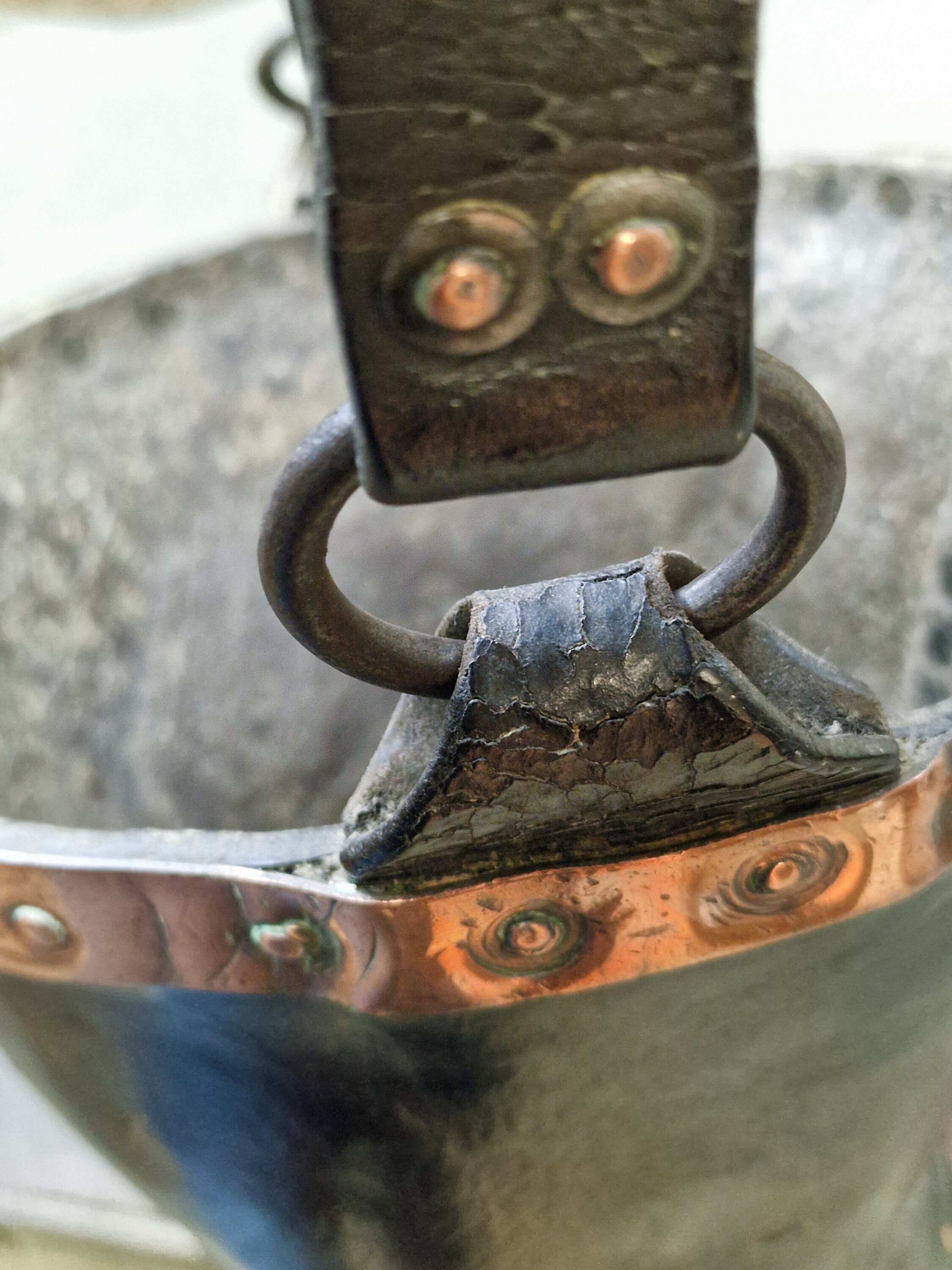 18th Century British Copper Banded and Rivetted Leather Fire - Etsy