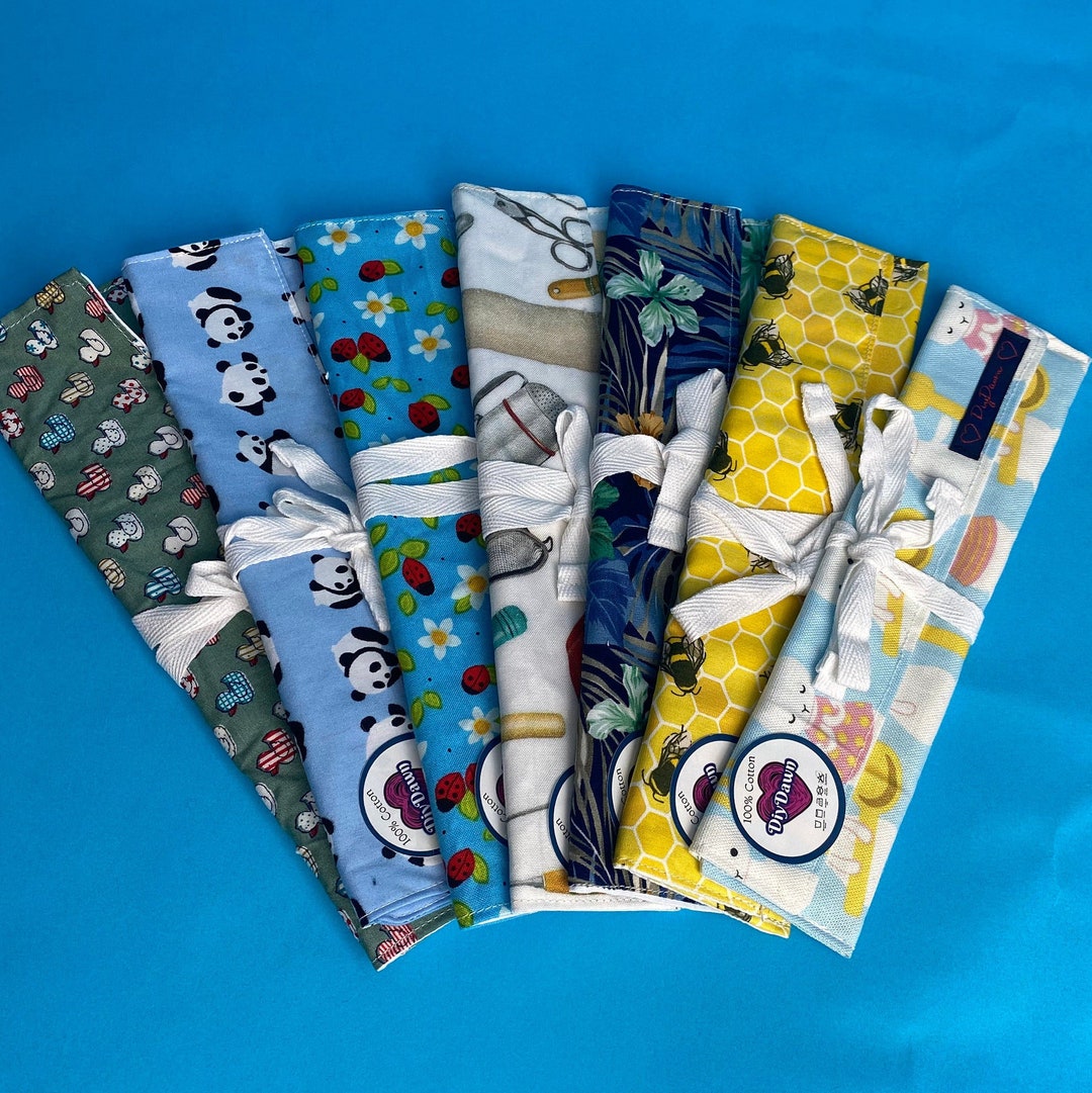 Cutlery Pouch Travel Bag Organising Roll for Cutlery, Make up or ...