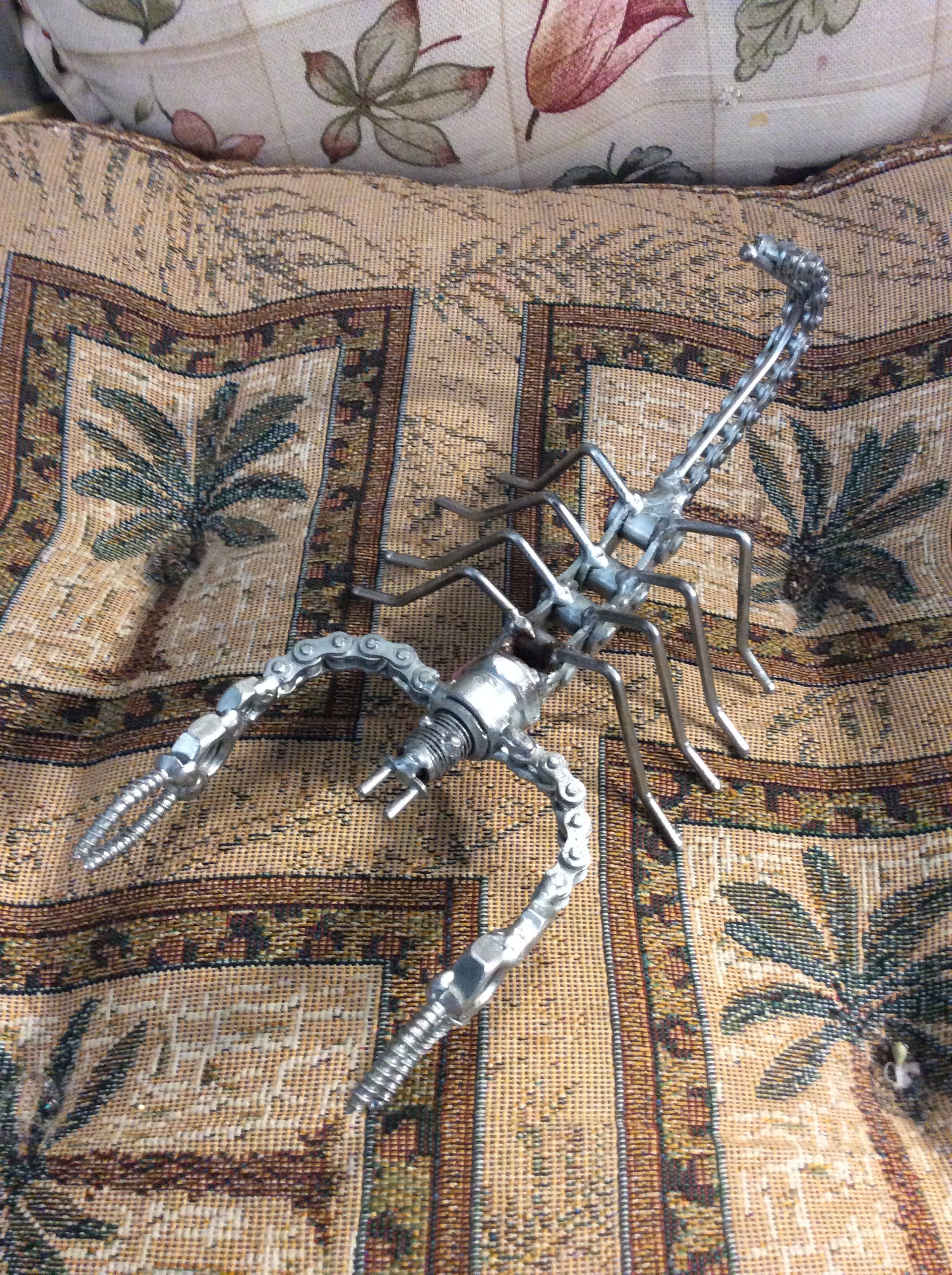 Metal Scorpion Statue - Etsy