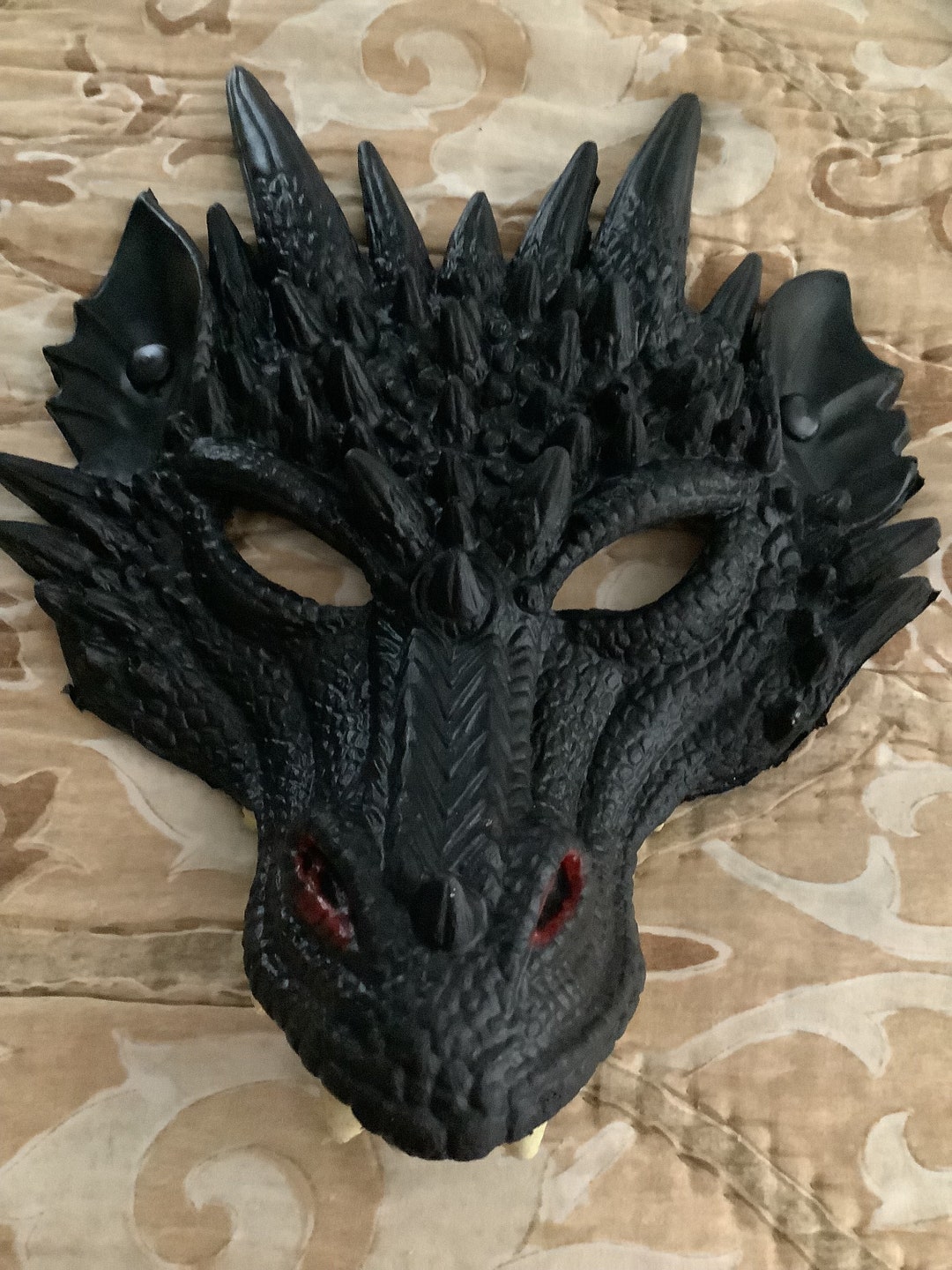 Black Dragon Mask - Etsy