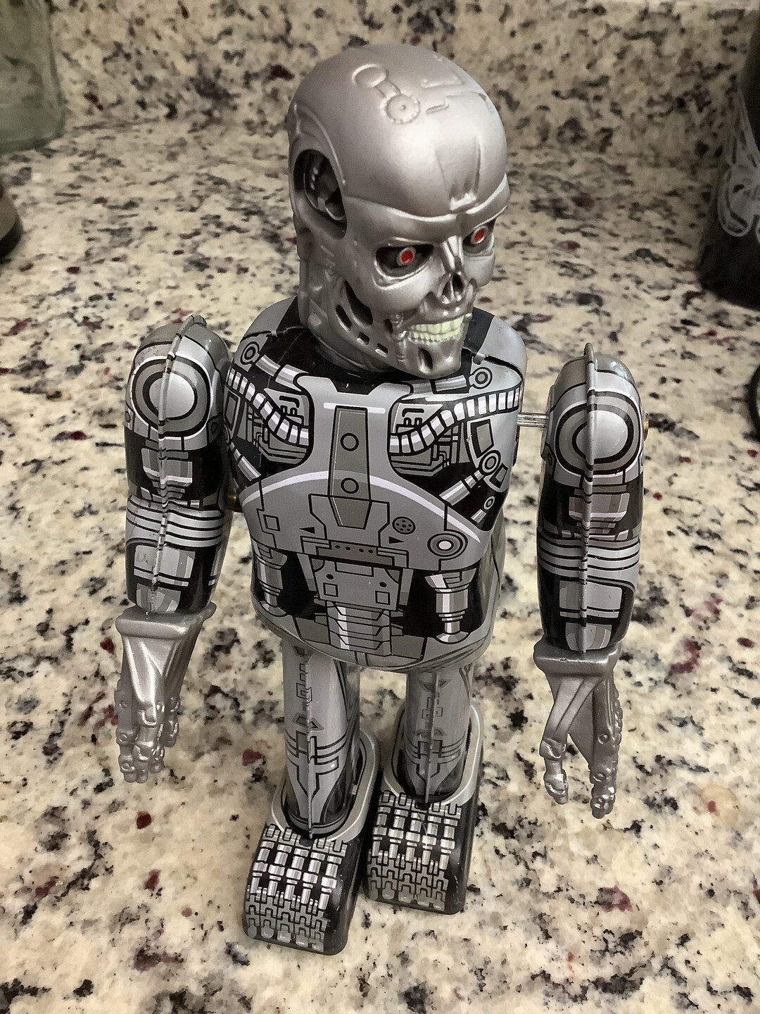 Tin Toy Wind up Skeleton - Etsy