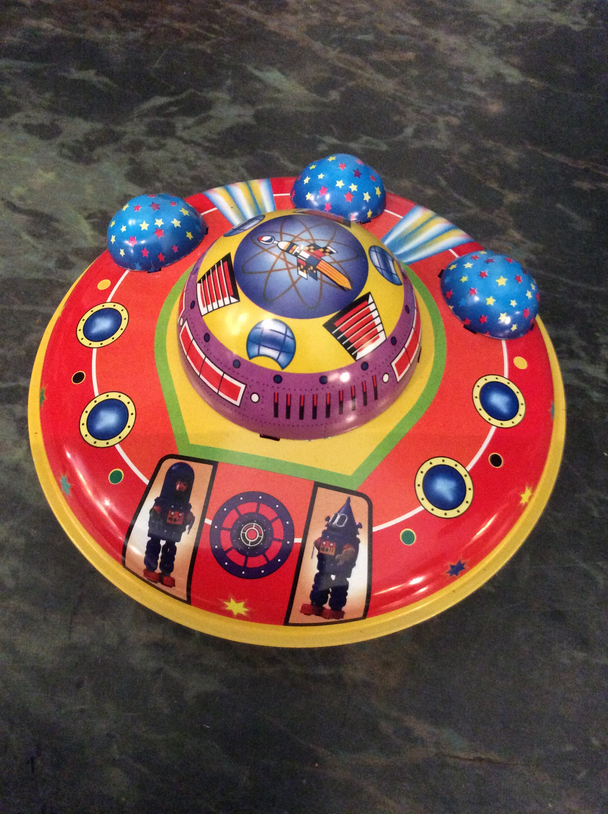 Vintage Flying Saucer Toy