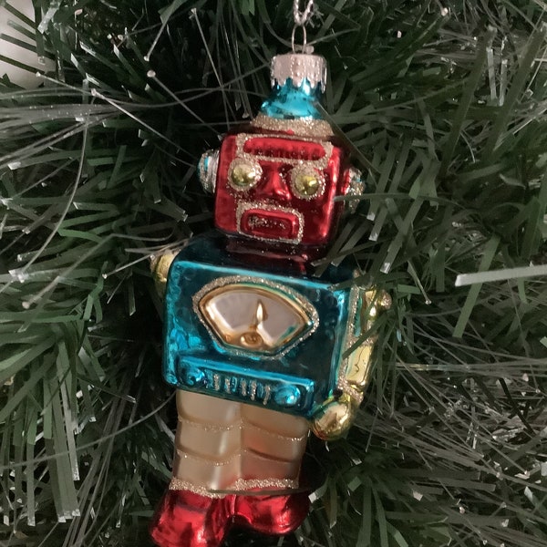Robot Ornament - Etsy