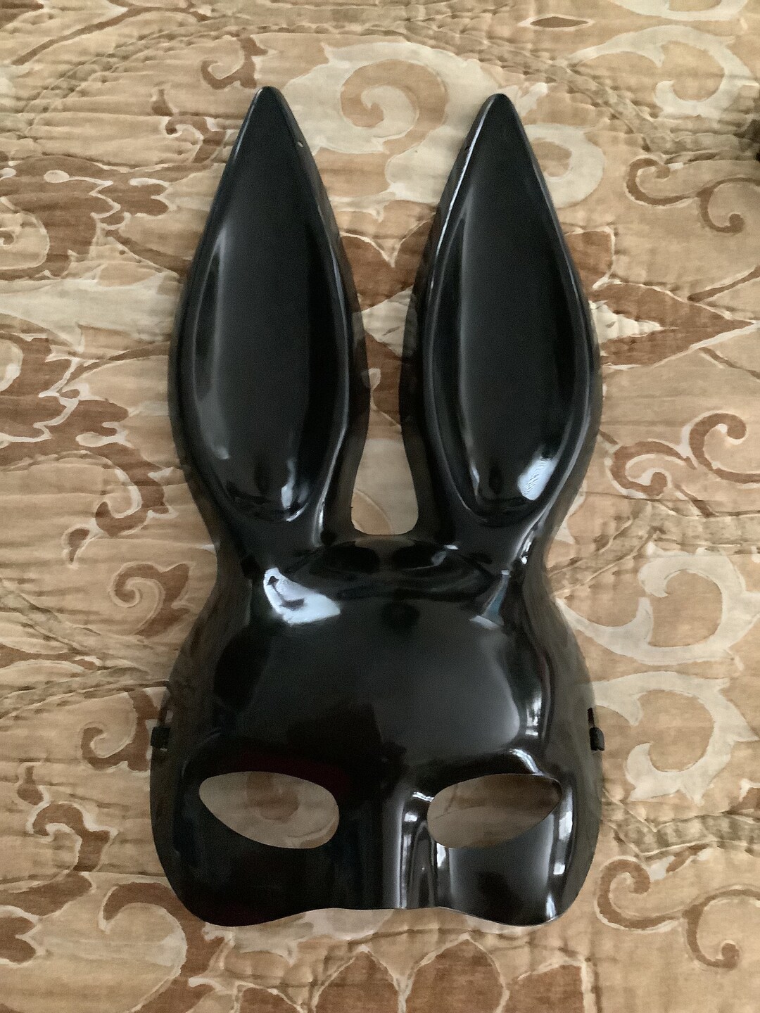 Black Rabbit Mask - Etsy