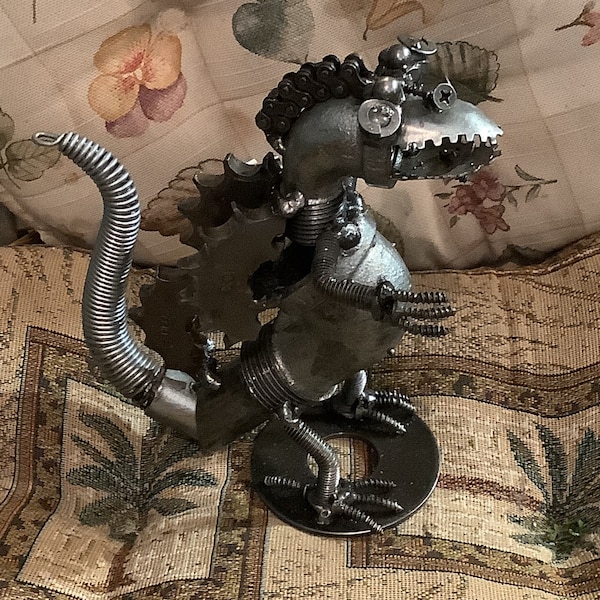 Dinosaur Metal Yard Art - Etsy