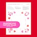 Valentine Fortune Teller | Printable Digital Download | DIY Valentine's ...