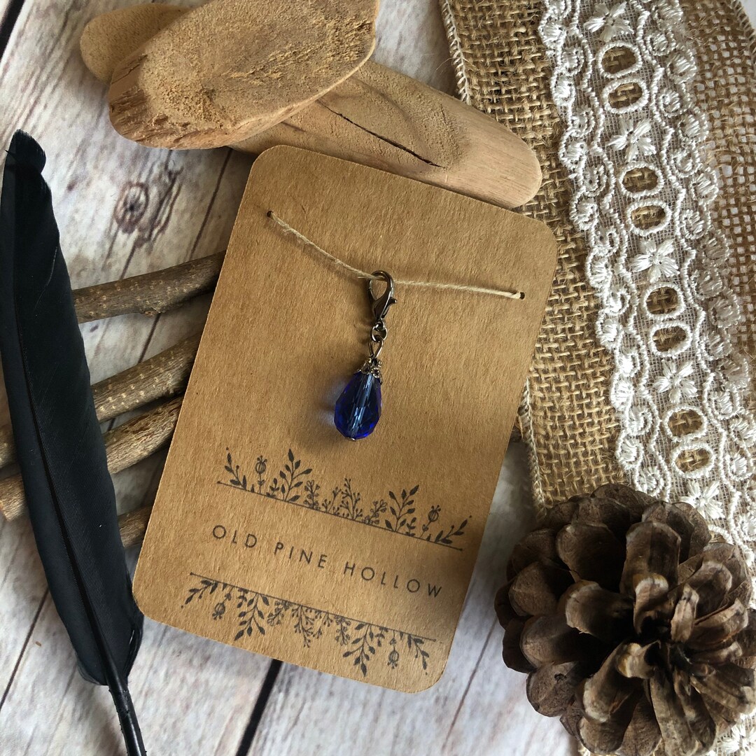 Water Drop Stitch Marker/progress Keeper - Etsy