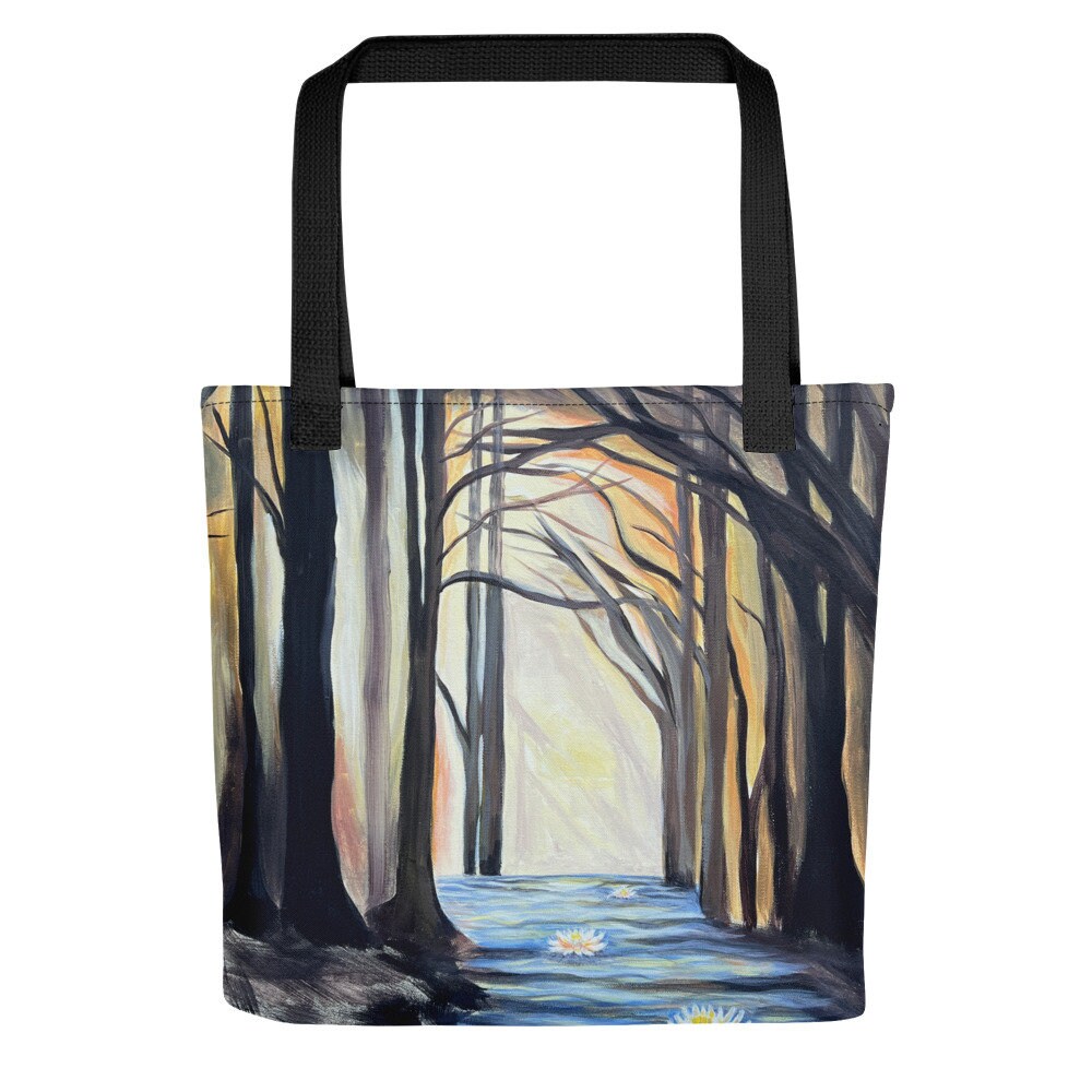 Dark Tree Art, Healing Art, Tree Tote Bag, Dark Trees, Tree Bag, Trees ...