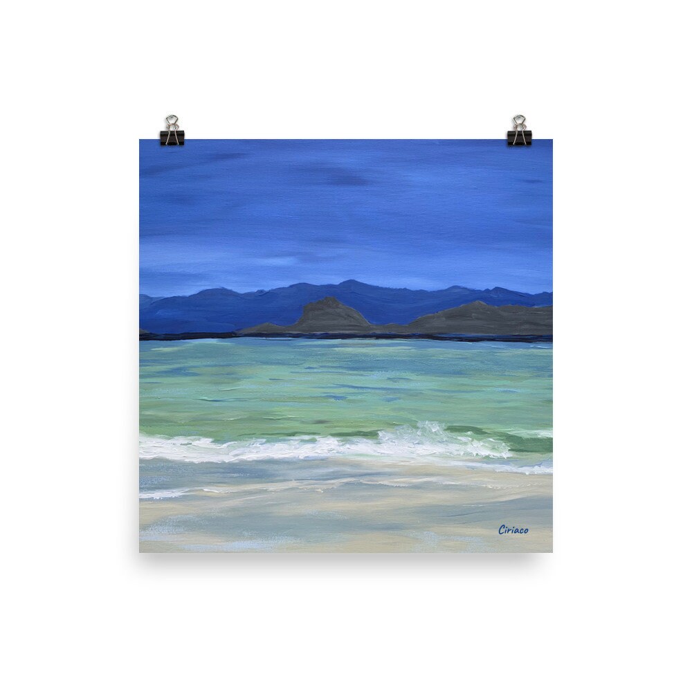 Ocean Print Ocean Wall Art Ocean Art Ocean Wall Decor Blue - Etsy