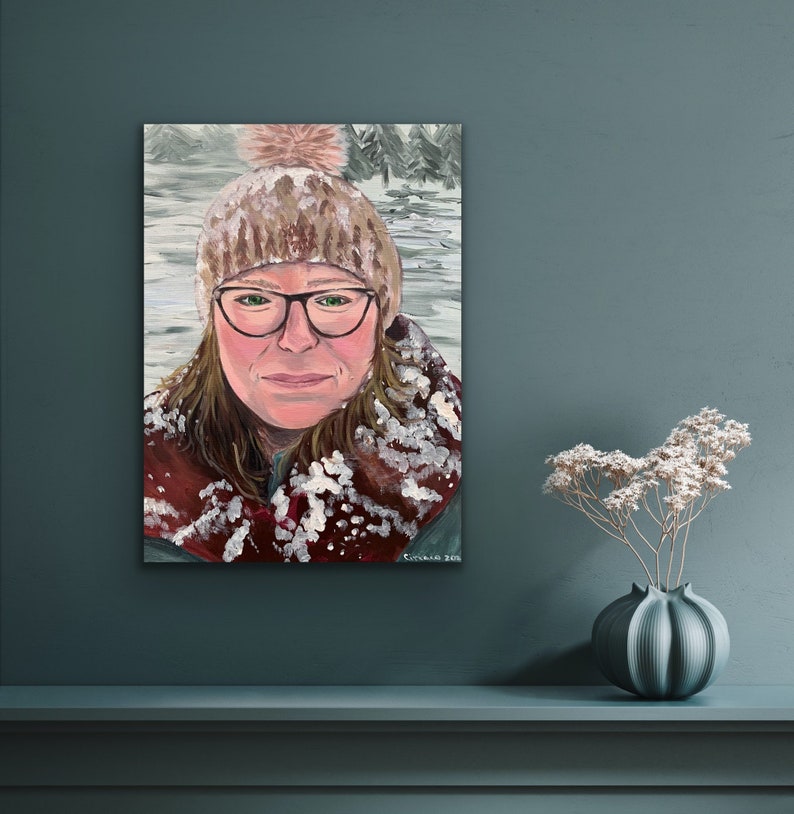 Portrait Painting, Portrait From Photo, Portrait Gift, Portrait Art ...