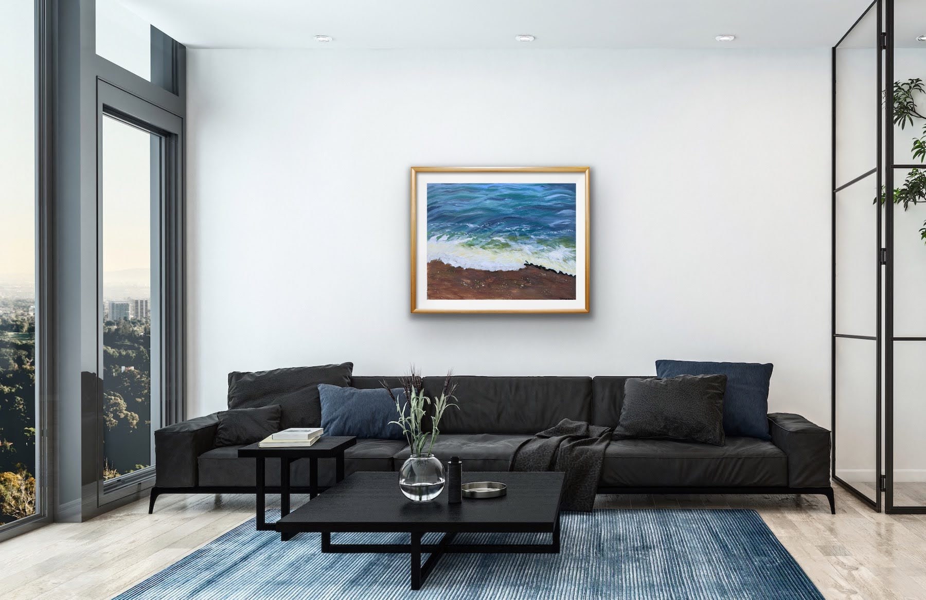Ocean Wall Art Print, Ocean Wave Print, Ocean Wall Decor, Ocean Waves ...