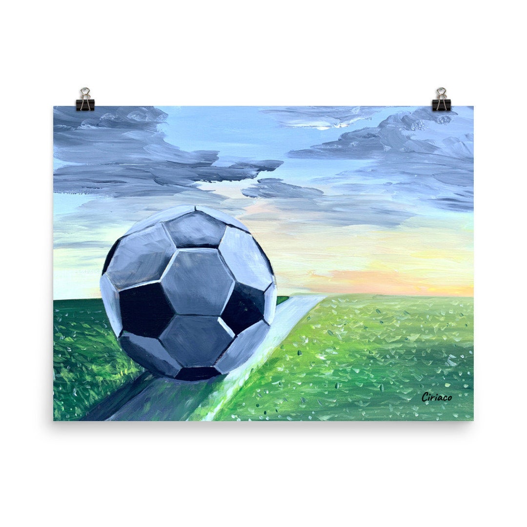 Soccer Print, Soccer Decor, Soccer Art, Soccer Decor Wall, Soccer ...