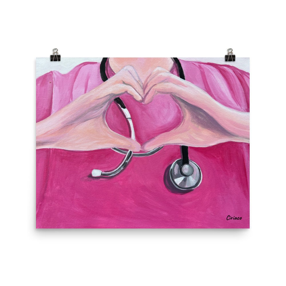 Nurse Print Nurse Art Nurse Are Essential Nurse Hero - Etsy