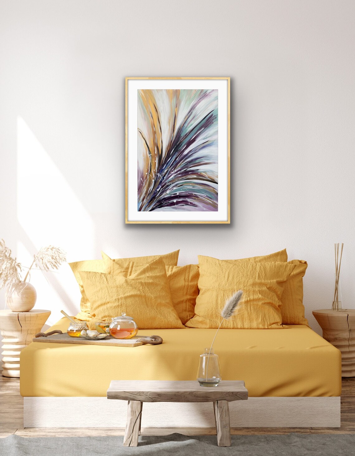 Abstract Print, Gold Abstract Painting, Maroon Abstract, Abstract Art ...