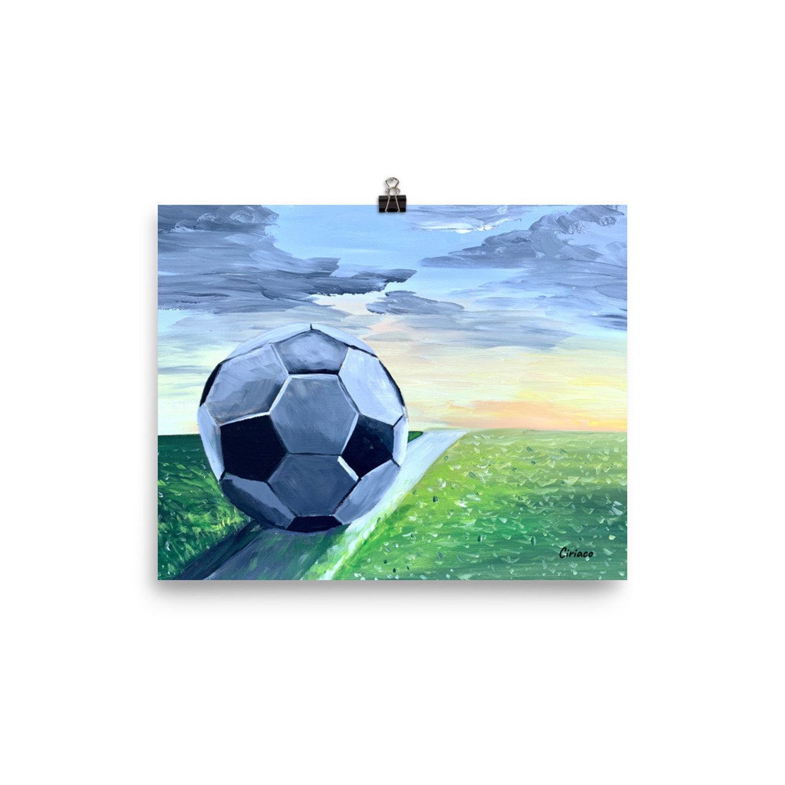 Soccer Print, Soccer Decor, Soccer Art, Soccer Decor Wall, Soccer ...