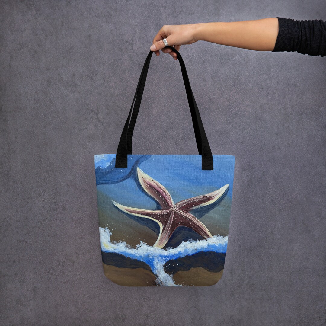 Starfish, Starfish Tote Bag, Starfish Art, Beach Tote Bag - Etsy