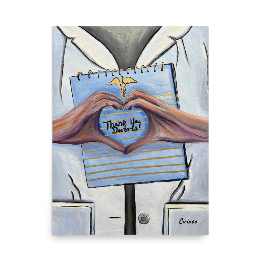 Doctor Love, Doctor Print, Thank You Doctor - Etsy