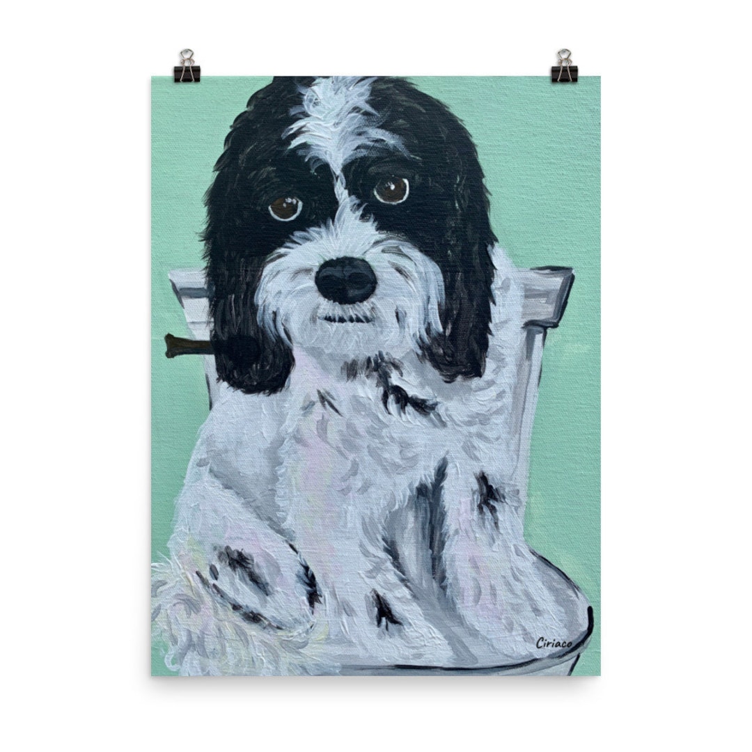 Cockapoo Print, Cockapoo, Cockapoo Gift, Pet Print, Dog Print, Home ...