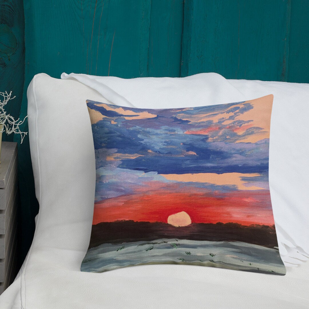 Outer Banks Pillow, Obx, Outer Banks Art, Sunset Pillow, Jockeys Ridge ...