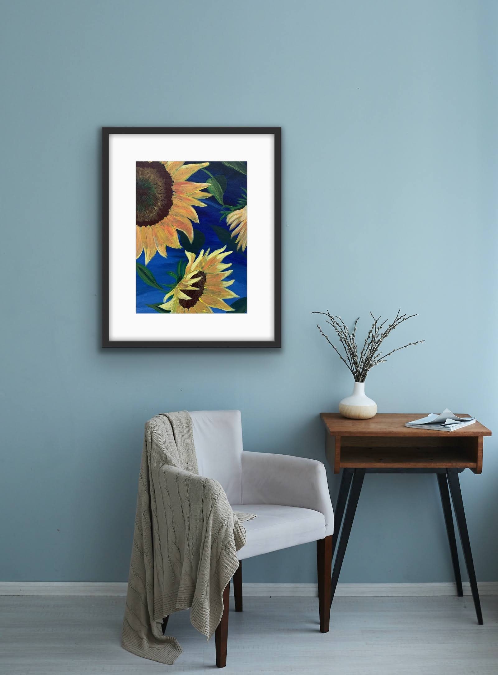 Sunflower Print Sunflower Décor Sunflower Art Flower Print - Etsy