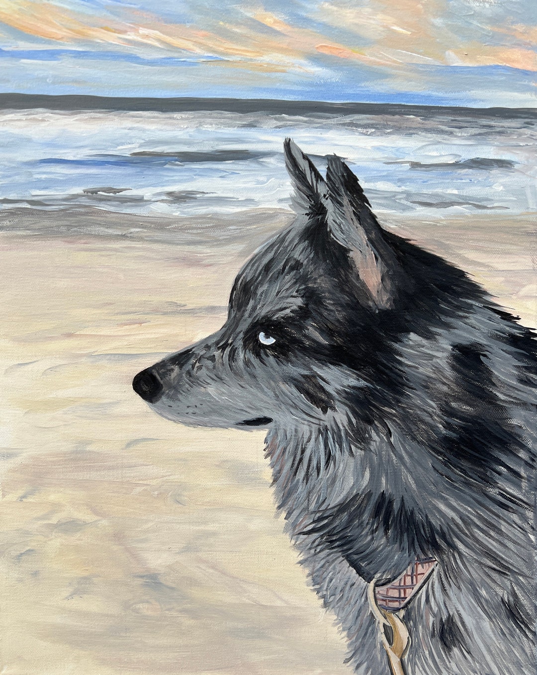 Custom Pet Portraits, 2 Pet Portrait, Multiple Dog Portrait, Custom ...