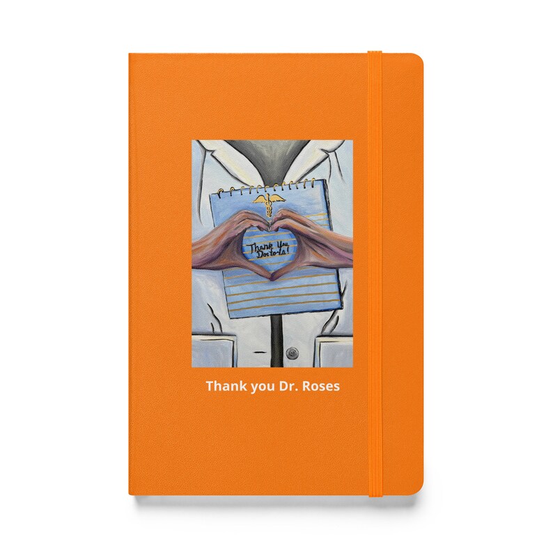Thank You Doctors Hardcover Bound Notebook, Personalized Gift - Etsy