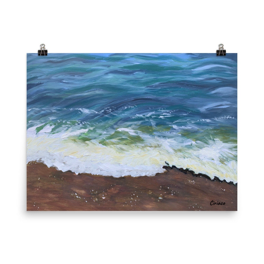 Ocean Wall Art Print Ocean Wave Print Ocean Wall Decor - Etsy