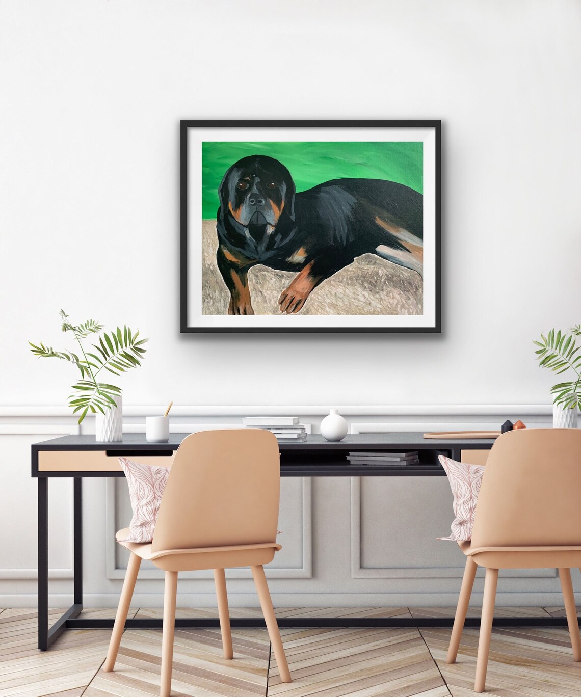 Rottweiler Print, Rottweiler Art, Rottweiler Art Print, Pet Print, Dog ...