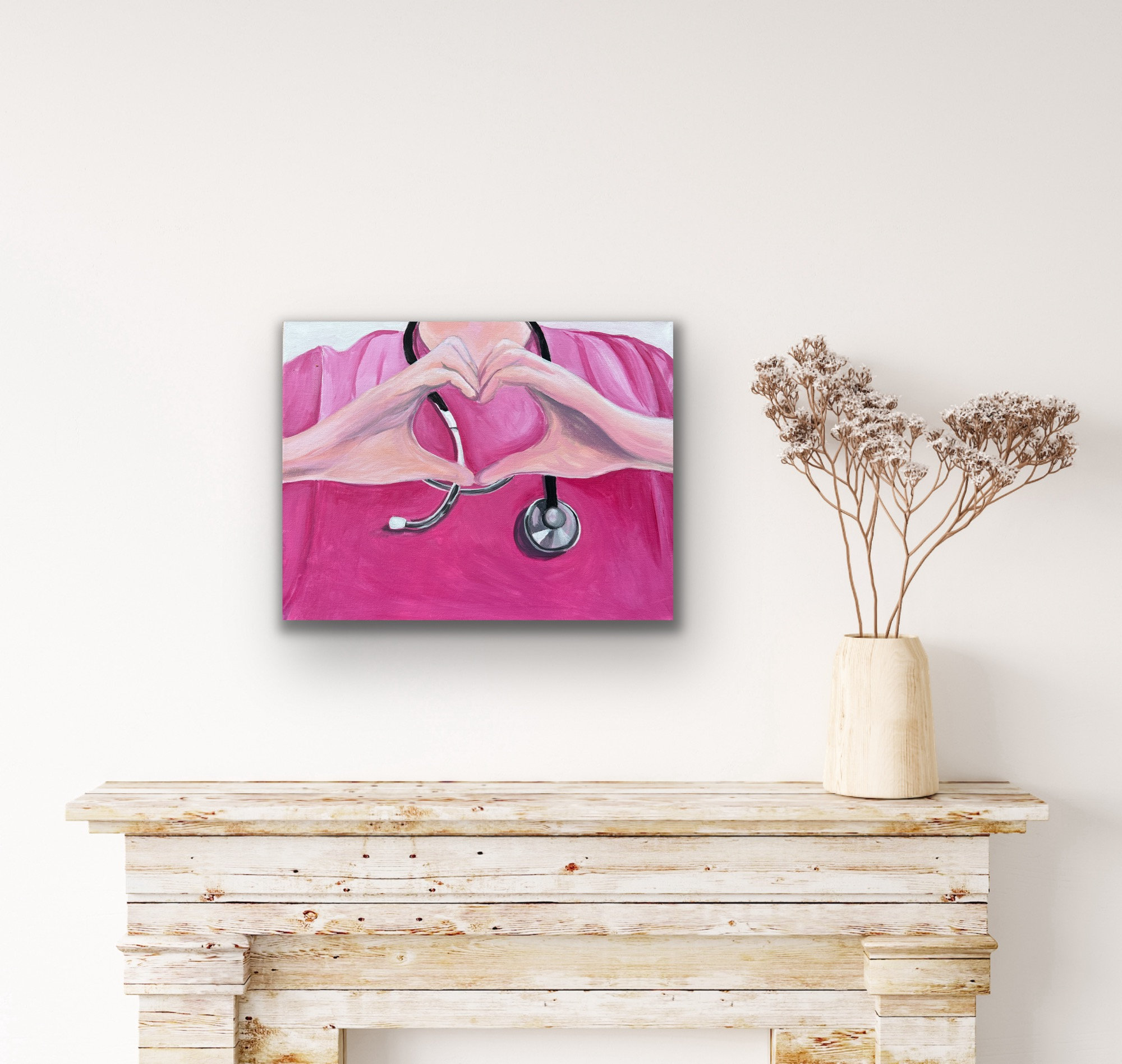 Nurse Painting, Nurse Art, Nurse Are Essential, Nurse Hero, Doctor ...