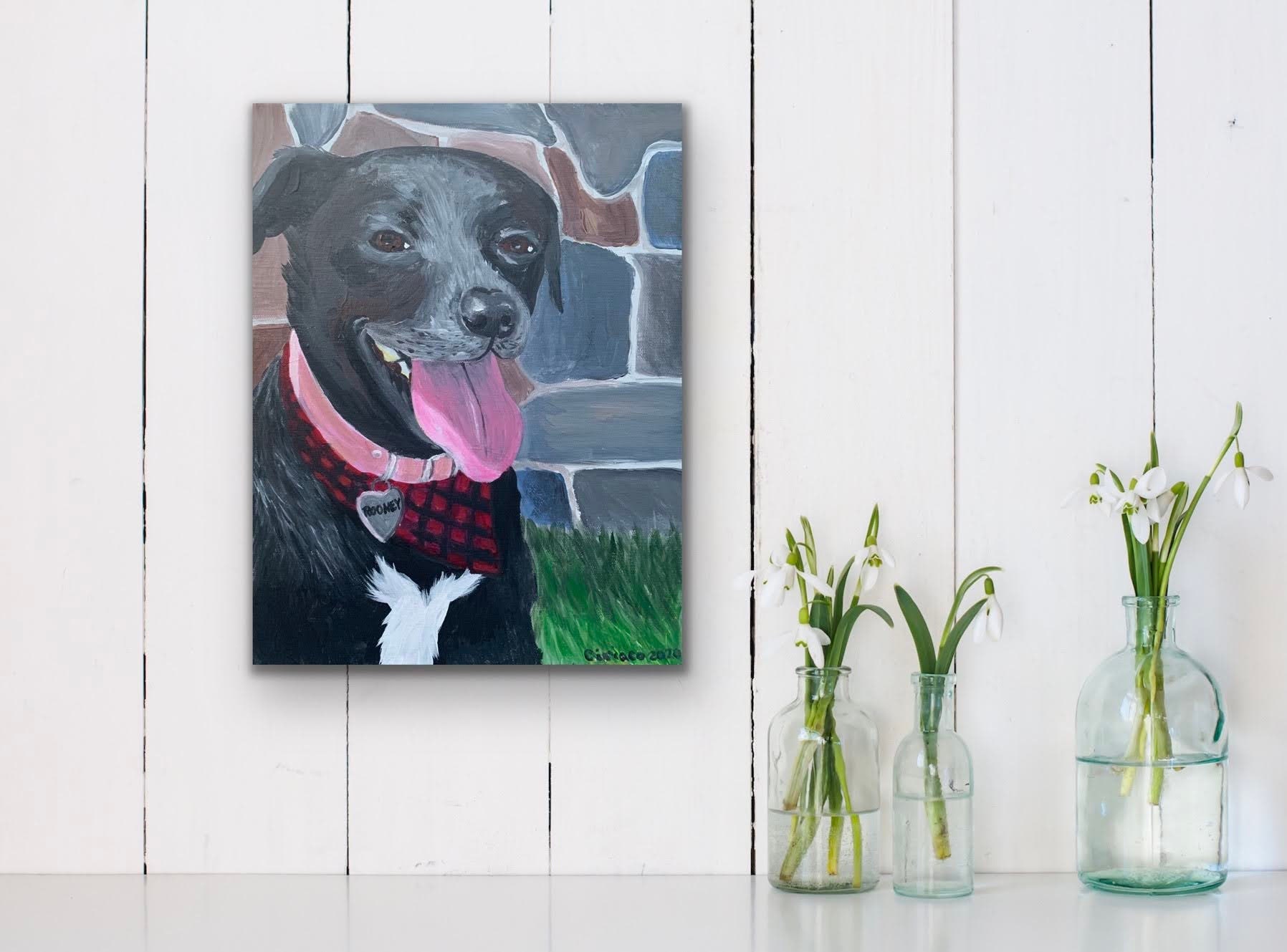 Dog Portrait, Dog Portrait Custom, Dog Portrait Custom Painting ...