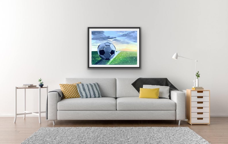 Soccer Print Soccer Decor Soccer Art Soccer Decor Wall - Etsy