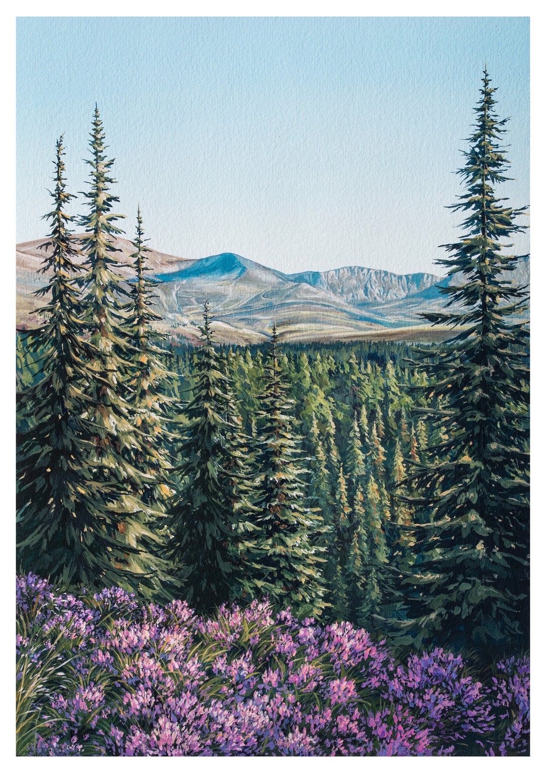 Cairngorms National Park Scottish Highlands Art Print - Etsy