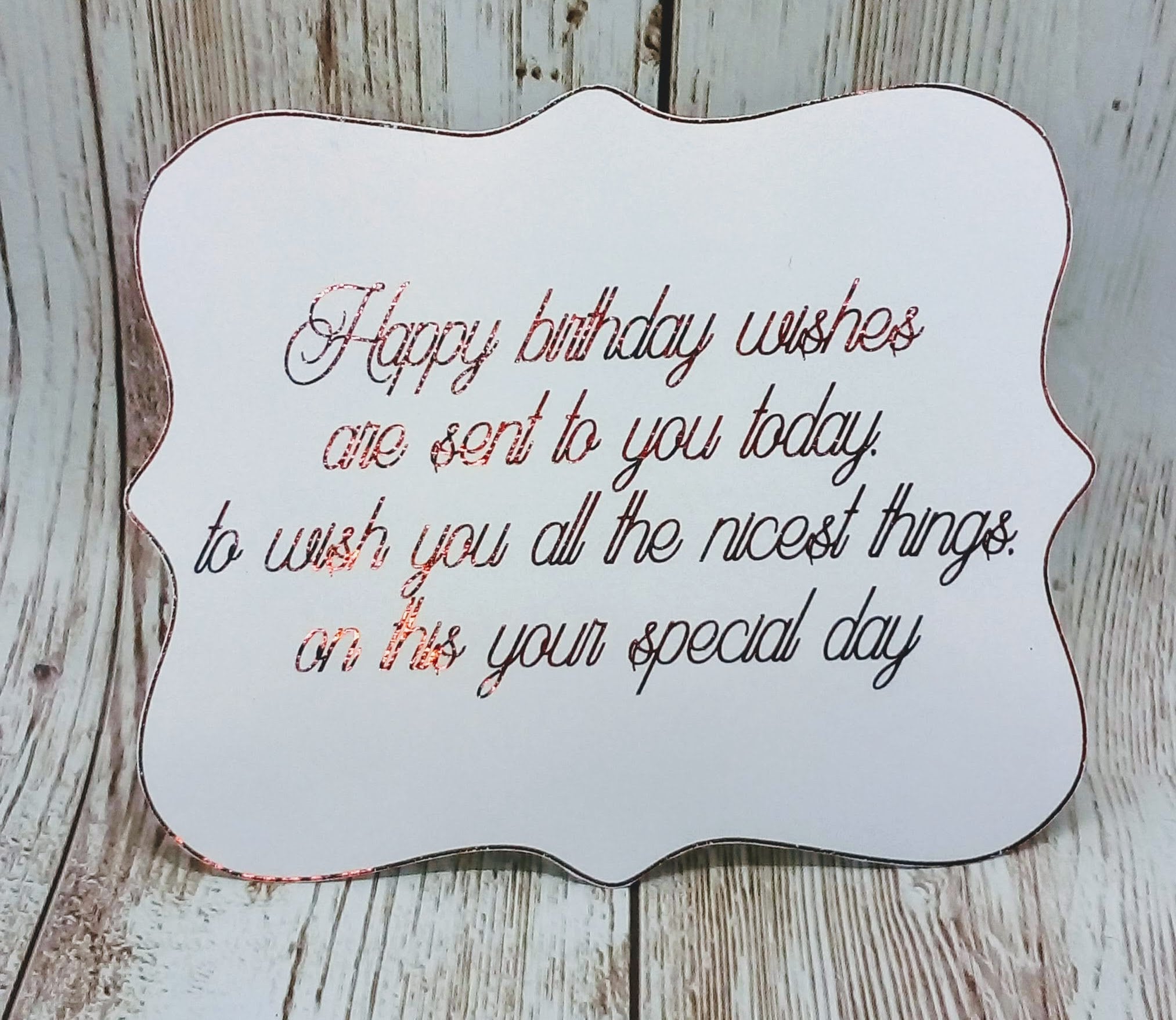 Framed Birthday Sentiments SVG / Studio / PDF / JPEG - Etsy