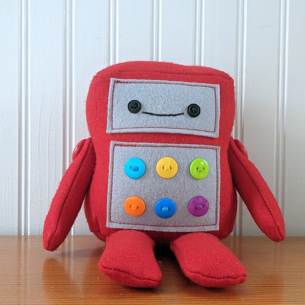 Robot Plushie - Etsy