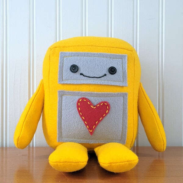 Robot Plushie - Etsy