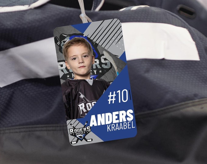 Customized Sport Bag Tag for Teams - Single Sided or Double Sided - 4 ...
