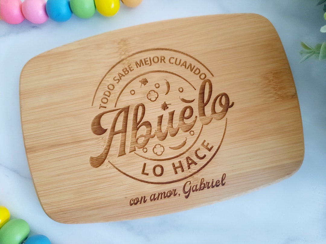 Spanish Cutting Board, Abuelito Gift, Papá Cutting Board, Papi ...