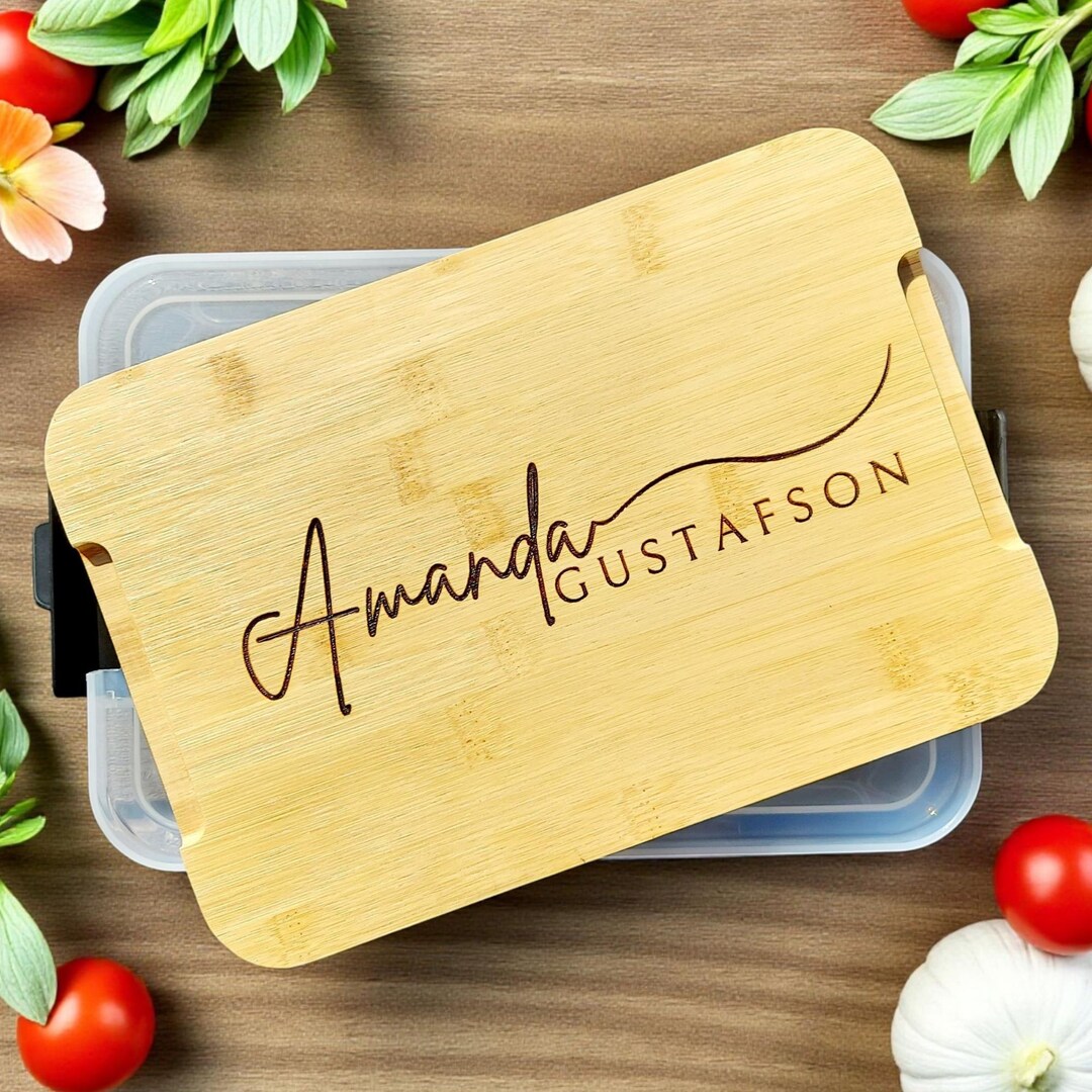 Personalized Snackle Box, Heavy Duty Snackle Box With Cutting Board ...