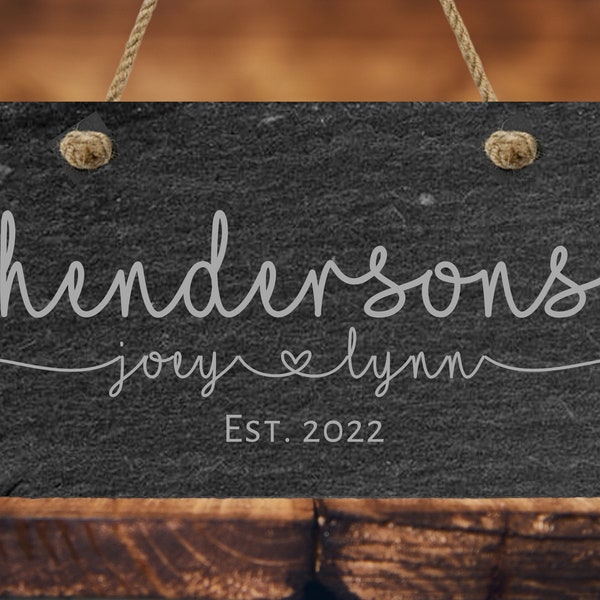 Slate Welcome Sign - Etsy