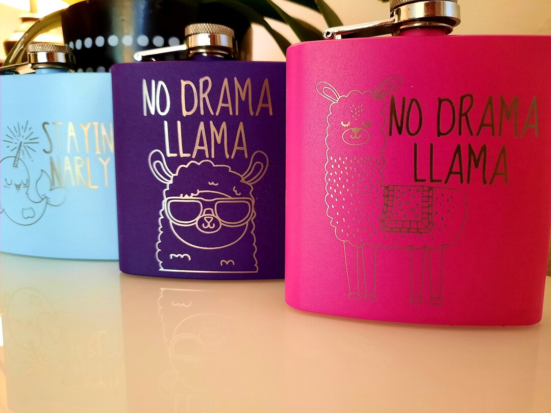 Animal Flask, Summer Time Flask, Summer Fun, Unique Gift, Engraved ...